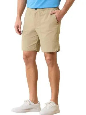 Tommy Bahama Stretch Nylon Blend Shorts - Stone Khaki