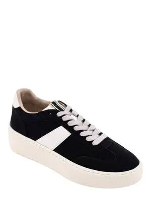 SHU SHOP Stacey Platform Sneaker Black And White