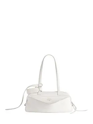 Balenciaga Carrie Bowling Bag Small - White