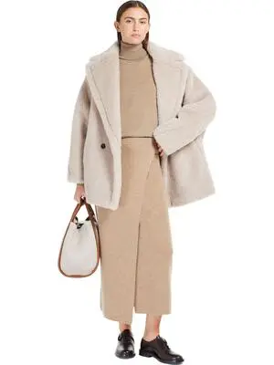 Max Mara Short Teddy Bear Icon Coat - Beige