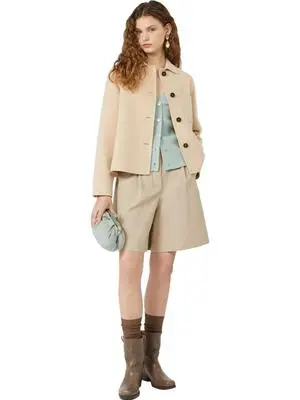 Max Mara Wool Shirt Jacket - Ivory