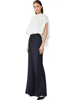 Max Mara Taffeta Blouse - White