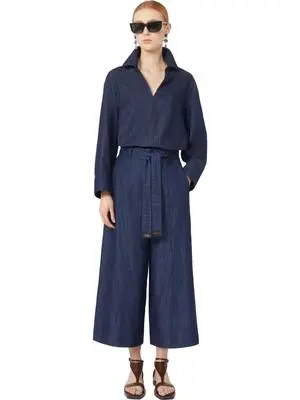 Max Mara Lightweight Denim Shirt - Midnightblue