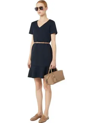 Max Mara Jersey Mini Dress - Navy