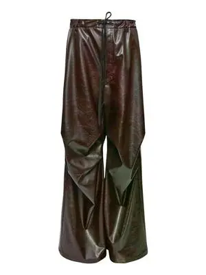 MAISON MARGIELA Draped Trousers - Brown