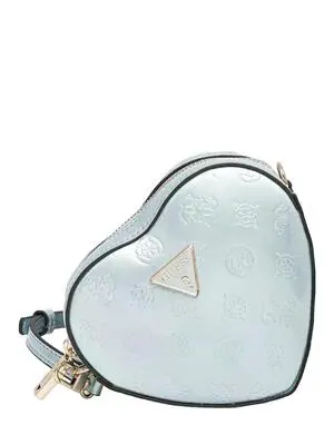 Guess Arnela Heart-shaped Crossbody Bag - Blue