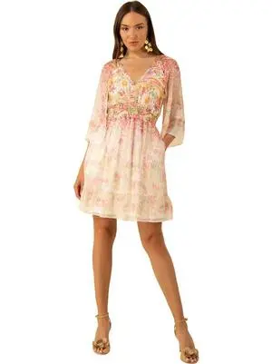 Hale Bob Baylee Chiffon Dress - Pink