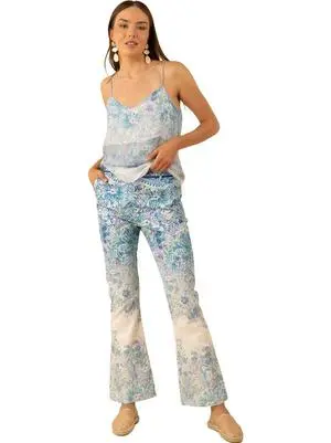 Hale Bob Bellamy Sateen Pant - Blue