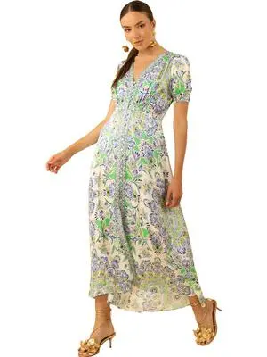 Hale Bob Ila Maxi Dress - Green