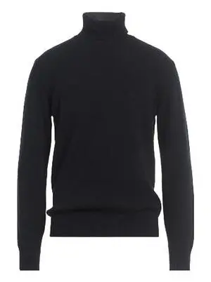 ROBERTO COLLINA Turtleneck In Wool And Cashmere - Blue