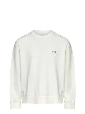 MAISON MARGIELA Logo-patch Sweatshirt - White