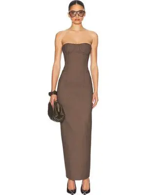 HELSA Helsa Linear Suiting Dress