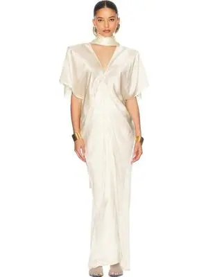 HELSA The Demeter Dress - Cream