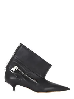 JW Anderson Biker Kitten Heel Boot - Black