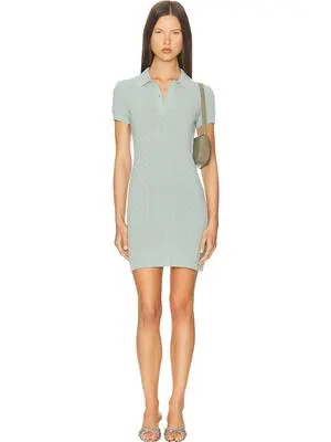 SEROYA Bea Knit Mini Dress - Frosted Sea