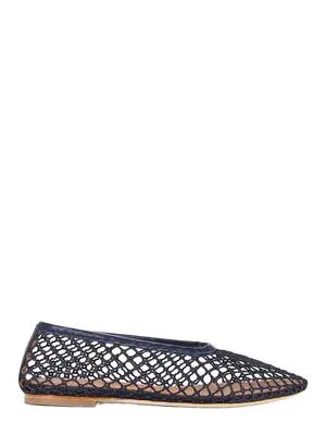 Staud Alba Ballet Flat - Navy