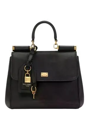 DOLCE & GABBANA Medium My Sicily Leather Handbag