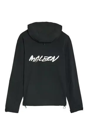 MALBON X Futura Tag Hooded Zip Jacket - Black