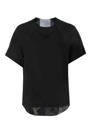 By Walid Raglan-sleeved T-shirt - Black