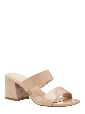 KELLY & KATIE Melicity Sandal - Beige Patent