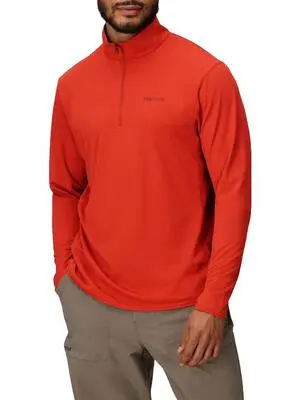 MARMOT Airexchange Solarshield UPF Quarter Zip Sumac