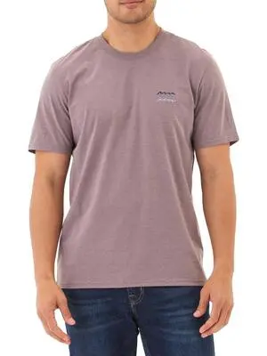 THREADS 4 THOUGHT Kea Wave Embridered Cotton Blend T-shirt - Mauve Dust