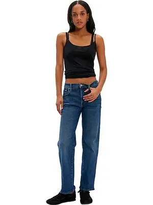 MOTHER MOTHER The Mid-Rise Rambler Zip Jeans