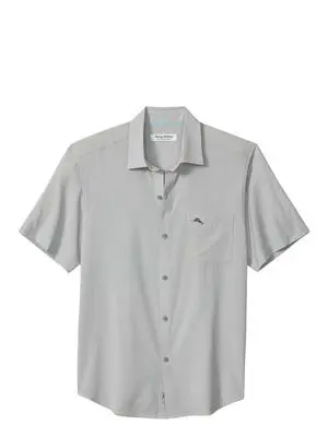 Tommy Bahama Bahama Coast Venice Vines Islandzone® Short Sleeve Button-up Shirt - Harbor Mist