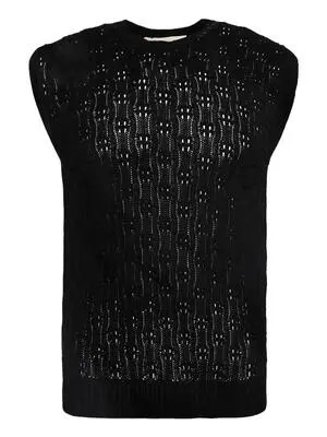 Marni Round-neck Vest - Black
