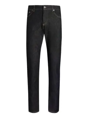 Dolce & Gabbana Logo-plaque Jeans - Black
