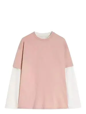 JIL SANDER Cotton Crew-neck T-shirt - Pink