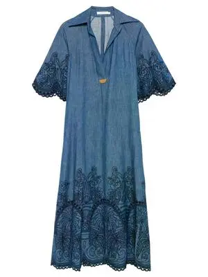 Zimmermann Coco Maxi Dress - Blue