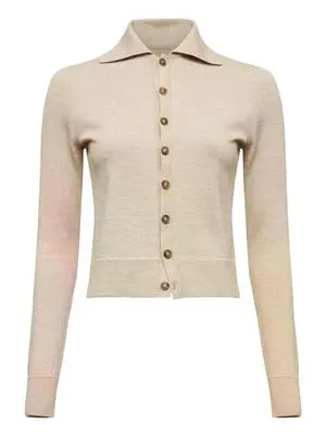 MAISON MARGIELA Spread-collar Cardigan - Neutrals