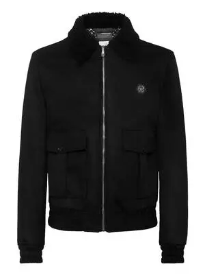 PHILIPP PLEIN Logo-Patch Jacket