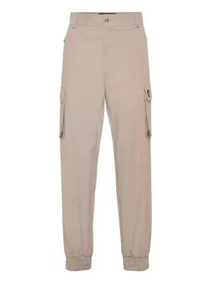 Philipp Plein Logo-plaque Trousers - Neutrals