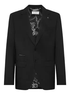 Philipp Plein Single-breasted Blazer - Black