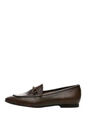 POCHE PARIS Leather Loafers - Brown
