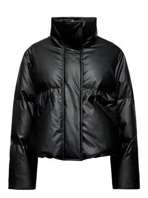 MAISON MARGIELA High-neck Puffer Jacket - Black