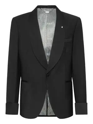 BILLIONAIRE Single-breasted Blazer - Black