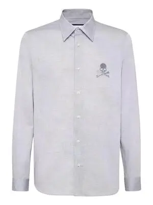 Philipp Plein Cotton Shirt - Grey