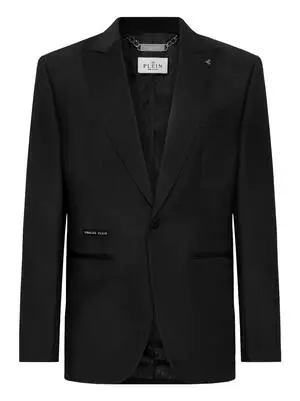 Philipp Plein Single-breasted Blazer - Black