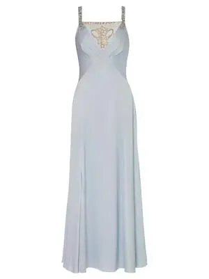 TEMPERLEY LONDON Sofia Maxi Dress - Blue