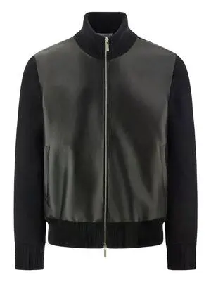 FERRAGAMO Leather Jacket - Black