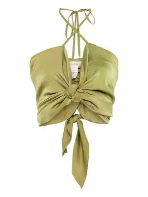 MOUTAKI Knot-detail Top - Green