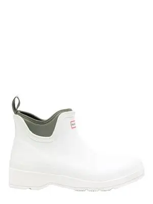 Hunter 35mm Logo-patch Rain Boots - White
