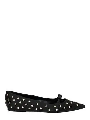 N°21 Studded Ballet Flats - Black