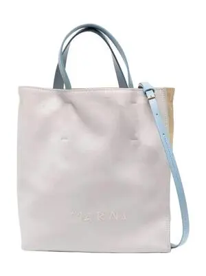 Marni Logo Tote Bag Grey