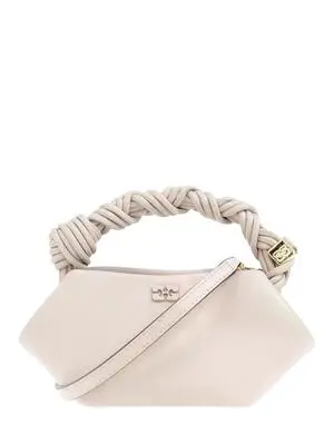 GANNI Mini Bou Tote Bag - Neutrals