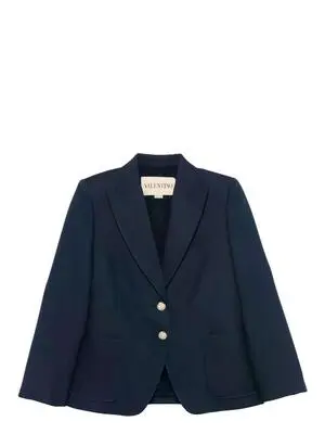 Valentino Garavani Single-breasted Blazer - Blue