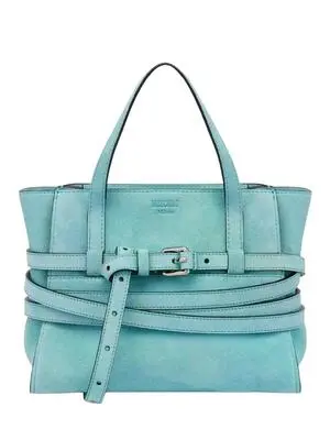 Moschino Tote Bag With Belt - Blue